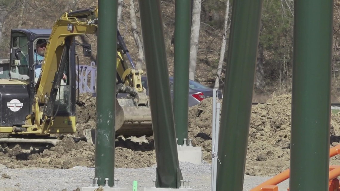 Construction continues on new Dollywood attractions | wbir.com
