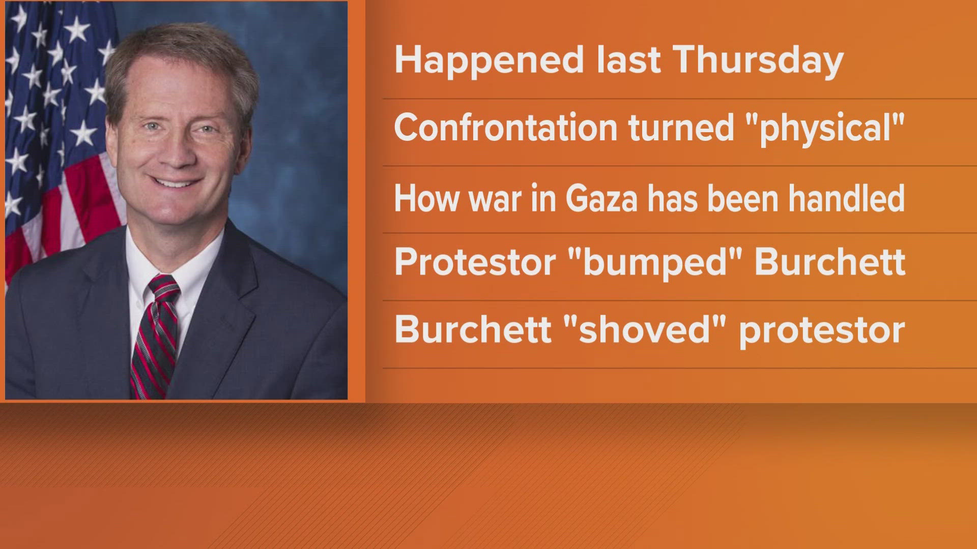 Rep. Tim Burchett discusses run-in with protester | wbir.com