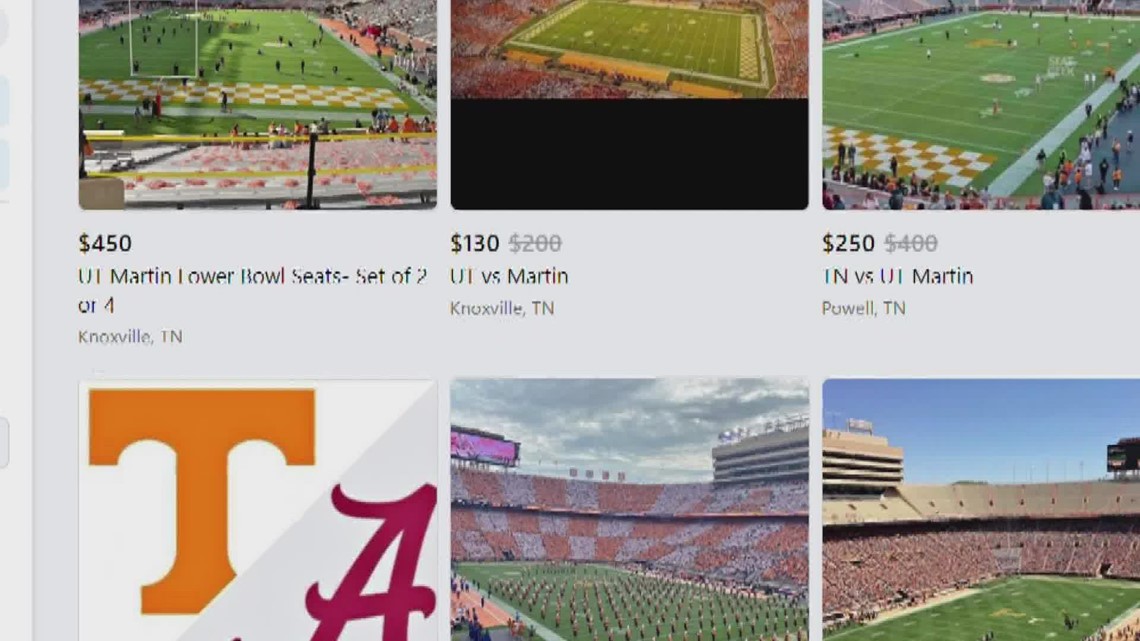 UT officials warn about fake football tickets | wbir.com