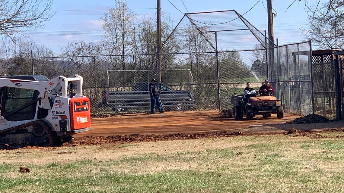 Softball field work day at Nicholas Ball Park | wbir.com
