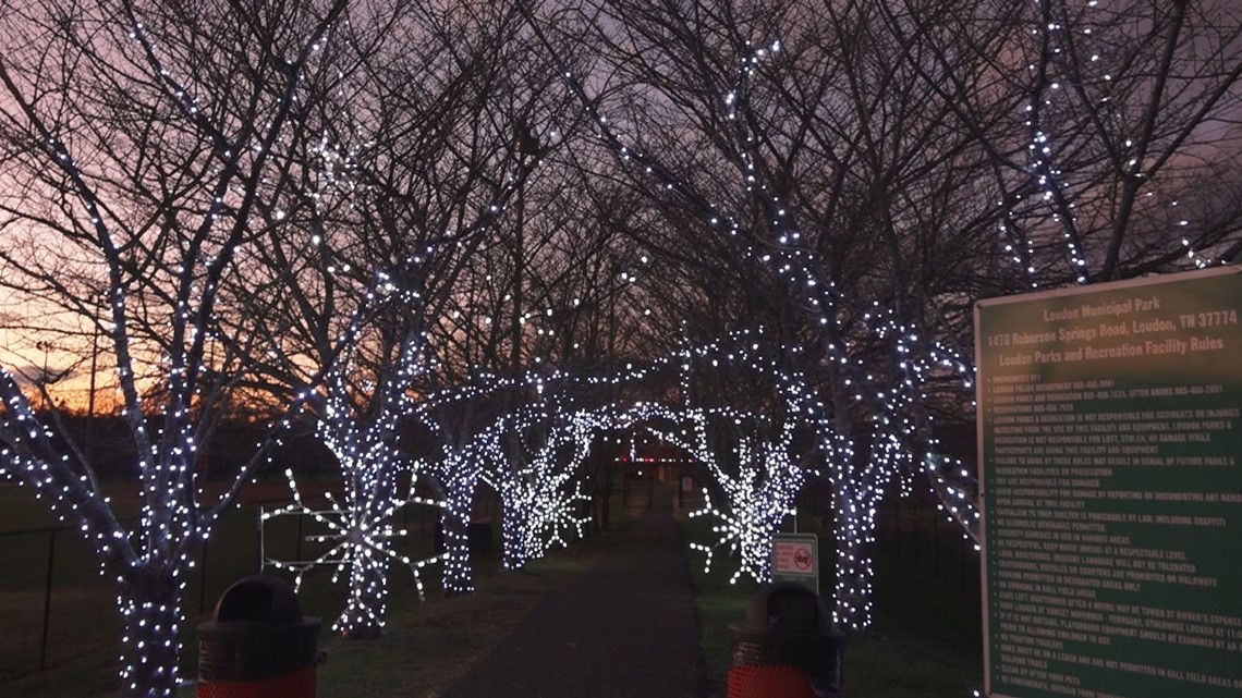 Loudon Municipal Park "lightens" the mood of 2020 | wbir.com