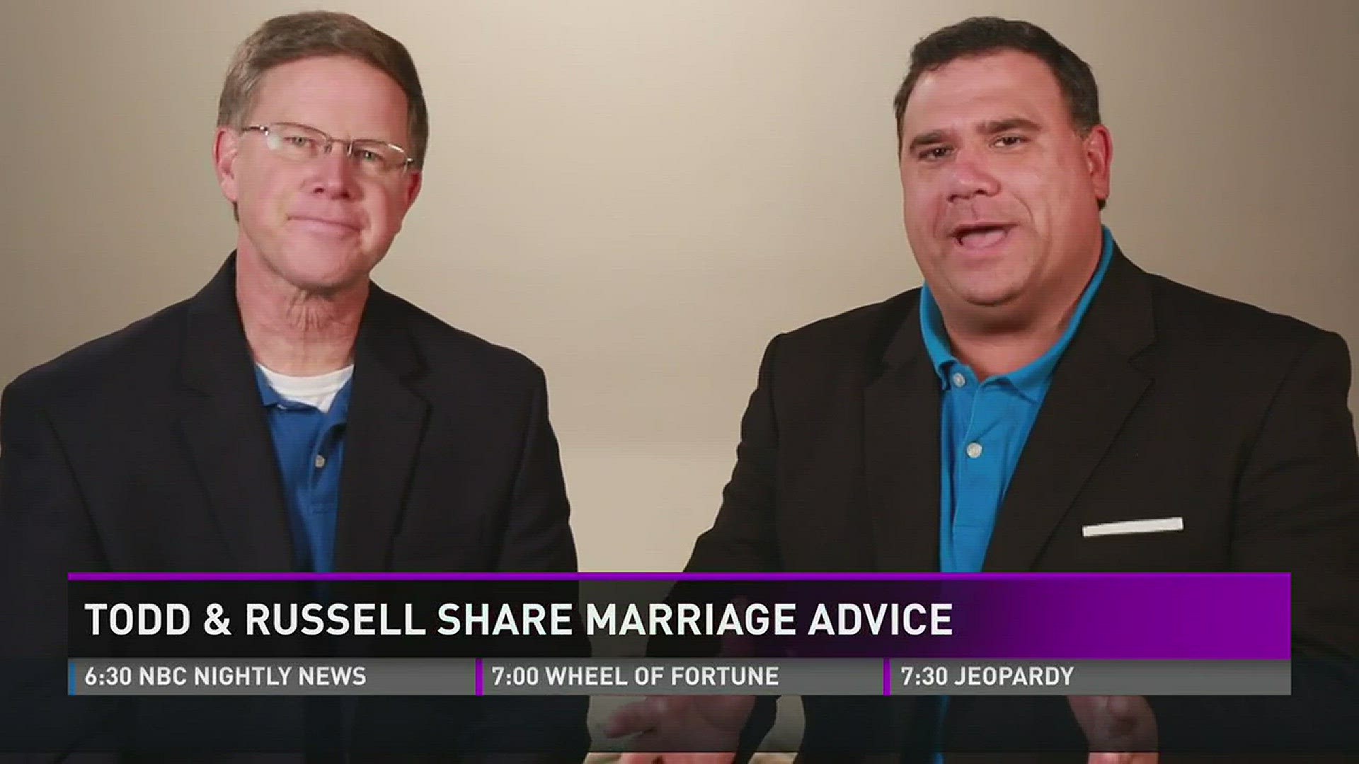 Todd & Russell: Faith is the foundation of a marriage | wbir.com