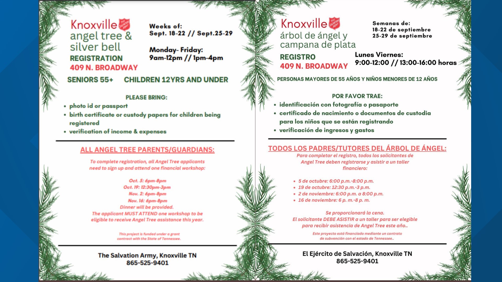 Registration for the Salvation Army Christmas Assistance to open | wbir.com