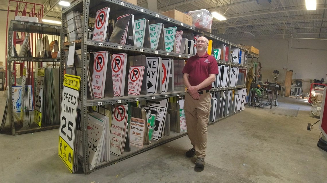 Meet the man behind every single street sign in Knoxville | wbir.com