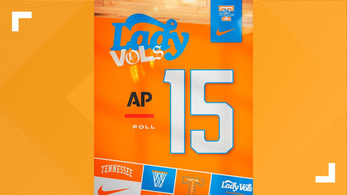 Lady Vols remain No. 16 in AP Top 25 Poll after first season loss ...
