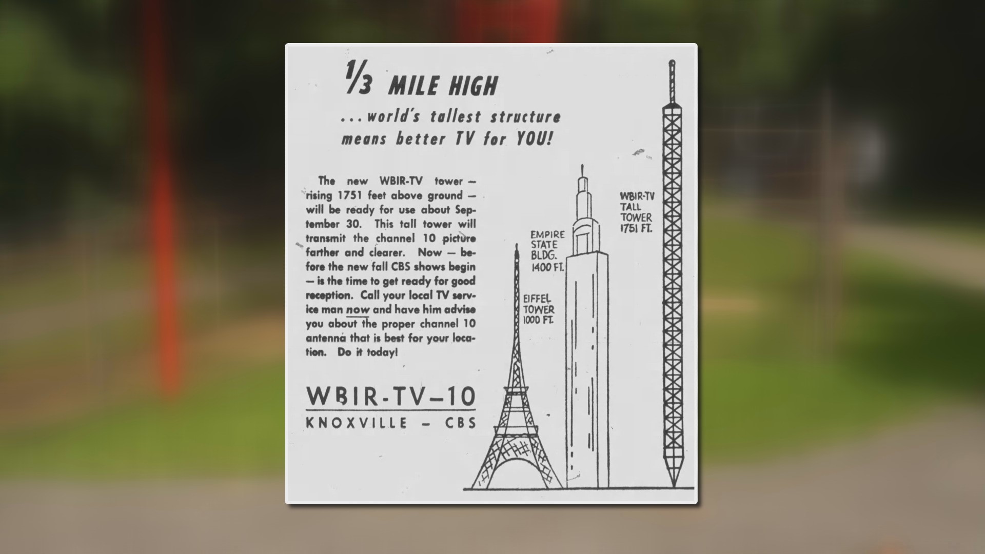 The world's tallest structure was once in Knoxville | wbir.com