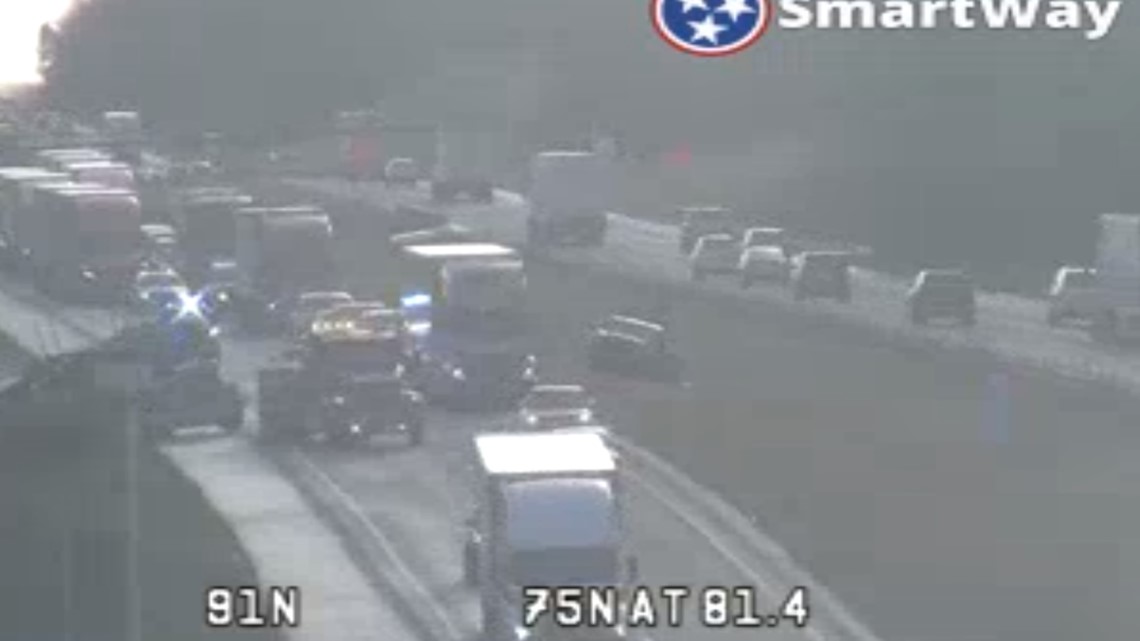 TDOT: Crash blocks lane of I-75 North near Lenoir City heading to ...