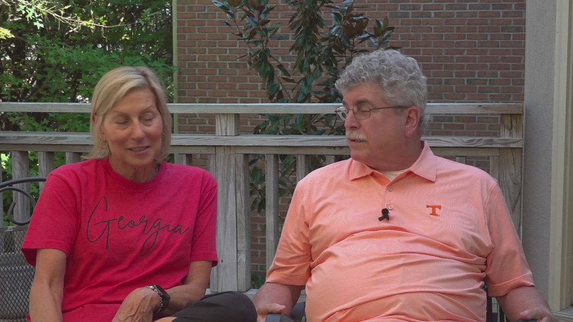 Couple cherishes friendly UT vs Georgia rivalry | wbir.com