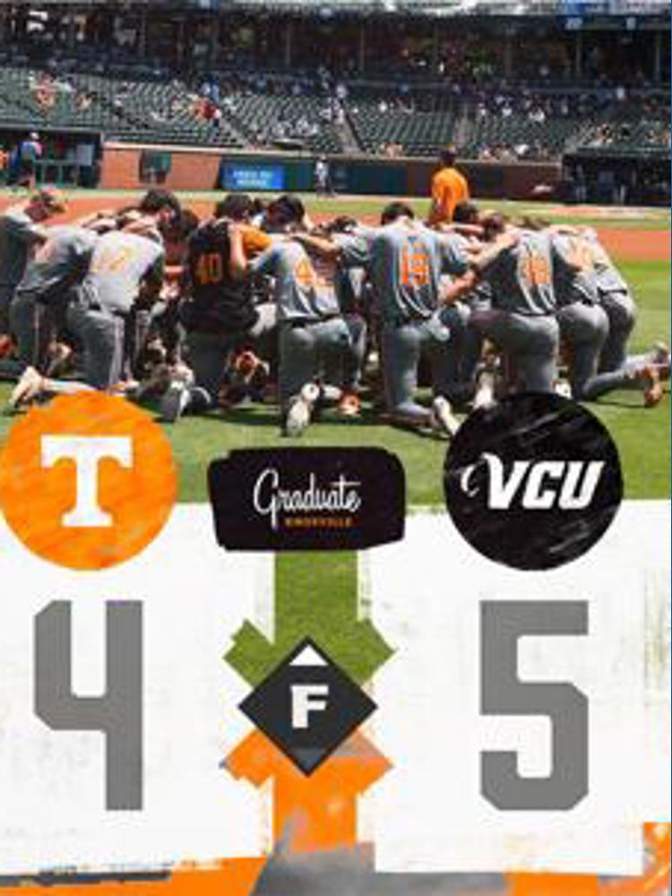 Tennessee Baseball season comes to an end with regional loss to VCU, 5 ...