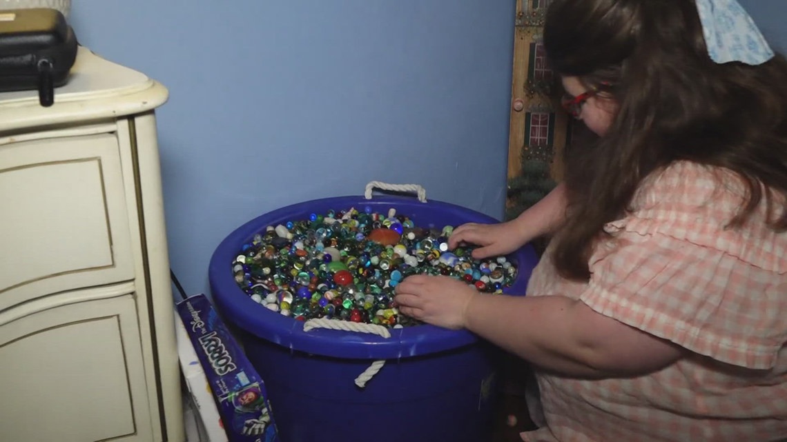 How marbles bring joy and hope for a meningitis survivor | wbir.com