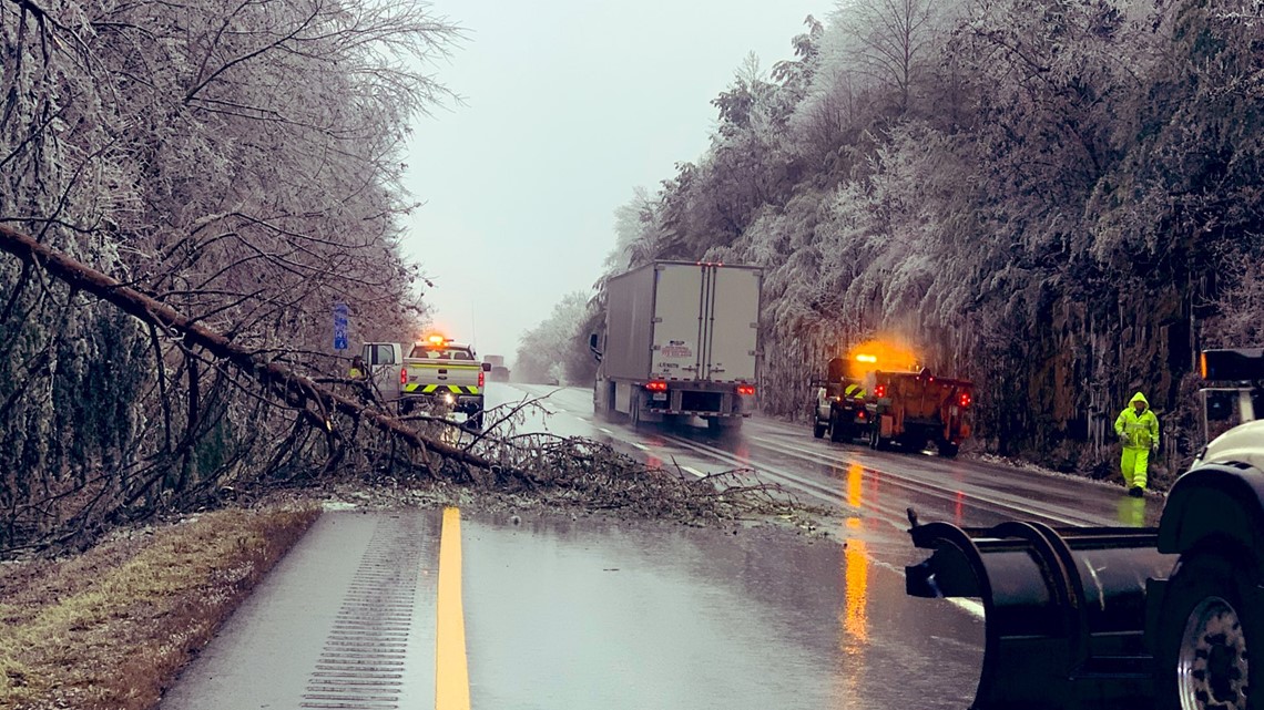 TDOT crews monitoring, treating roadways in counties along the ...