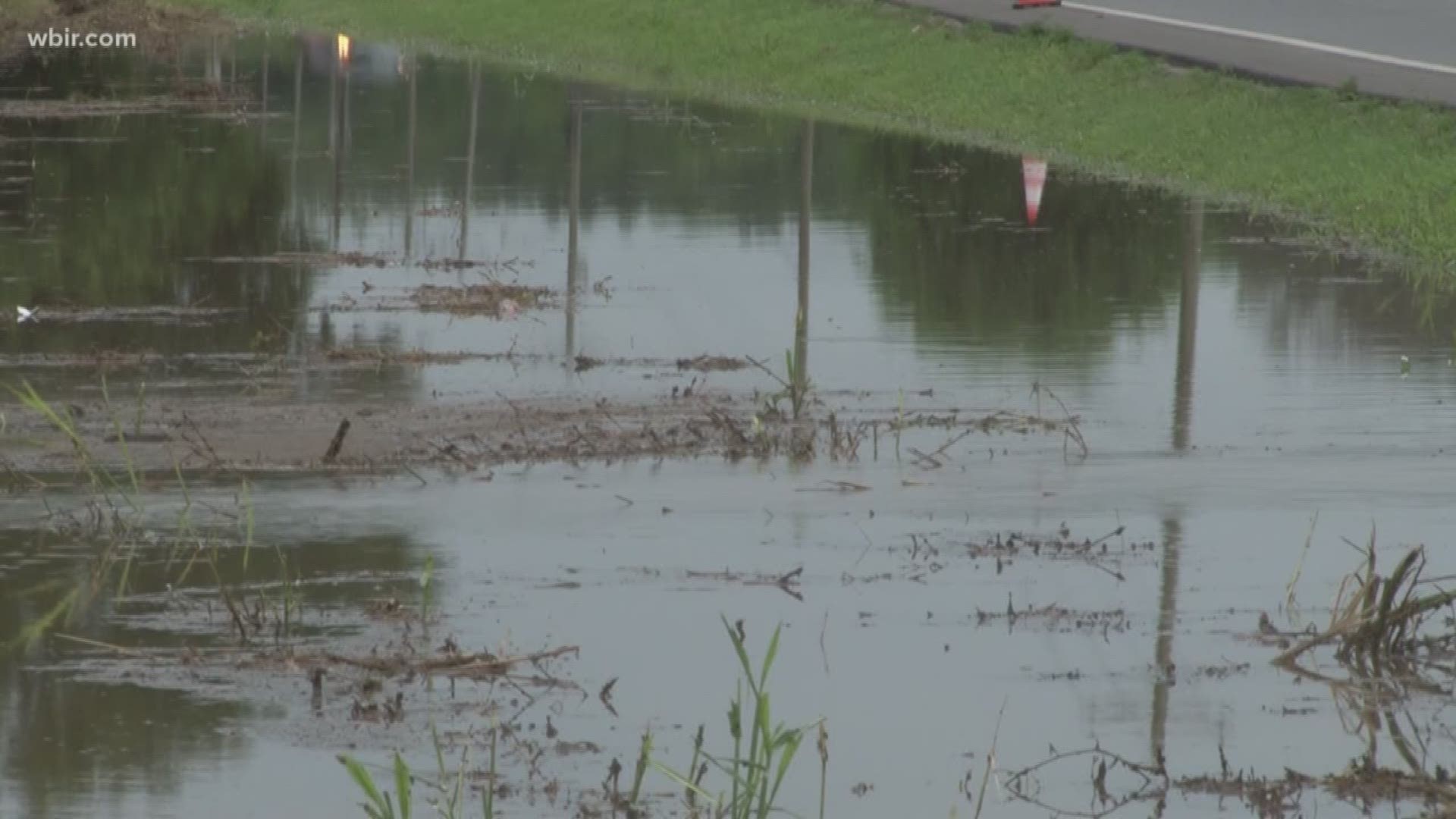 Part of Highway 11 South floods in Monroe County after storms | wbir.com