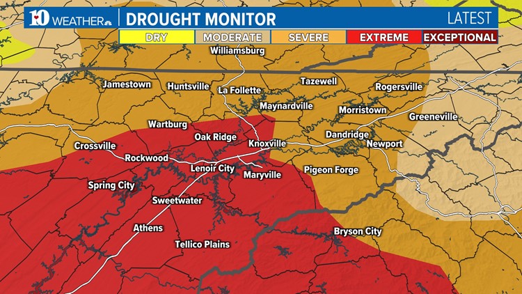 East Tennessee drought begins to improve | wbir.com