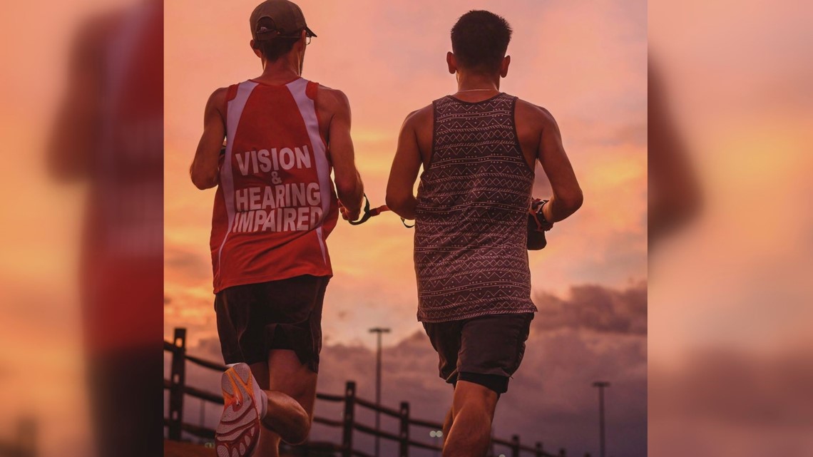 Vision, hearing impaired athlete to run half marathon with guide | wbir.com