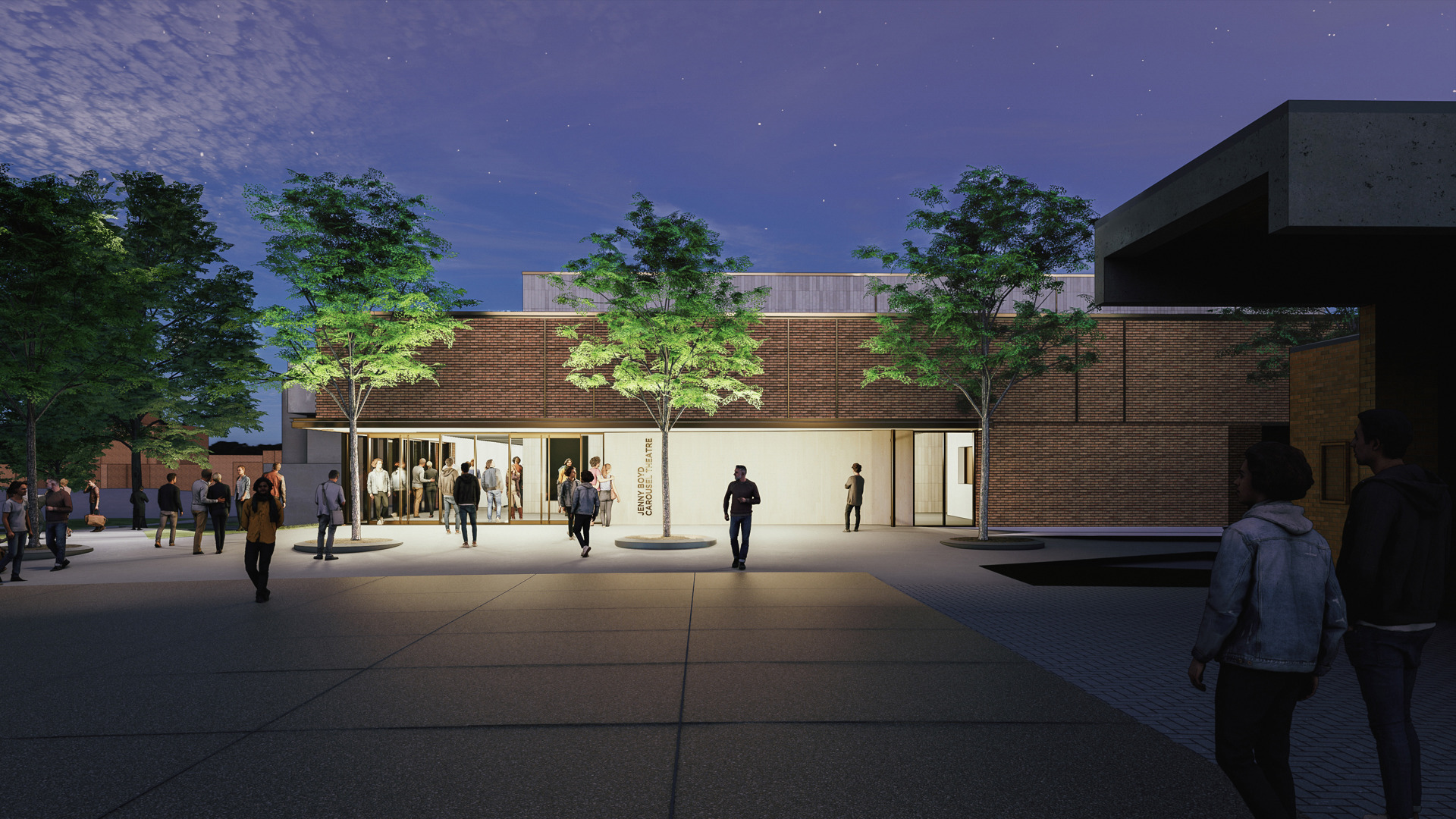 Renderings released of future Jenny Boyd Theatre at University of ...