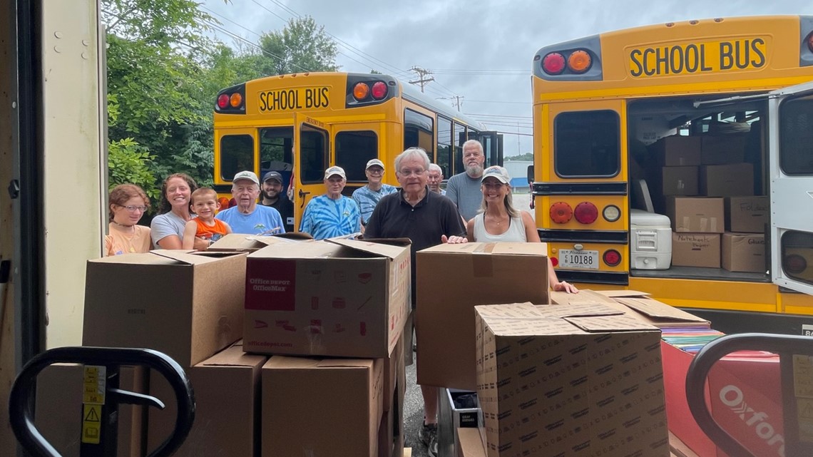 Mission of Hope fills two buses with donations of school supplies over ...