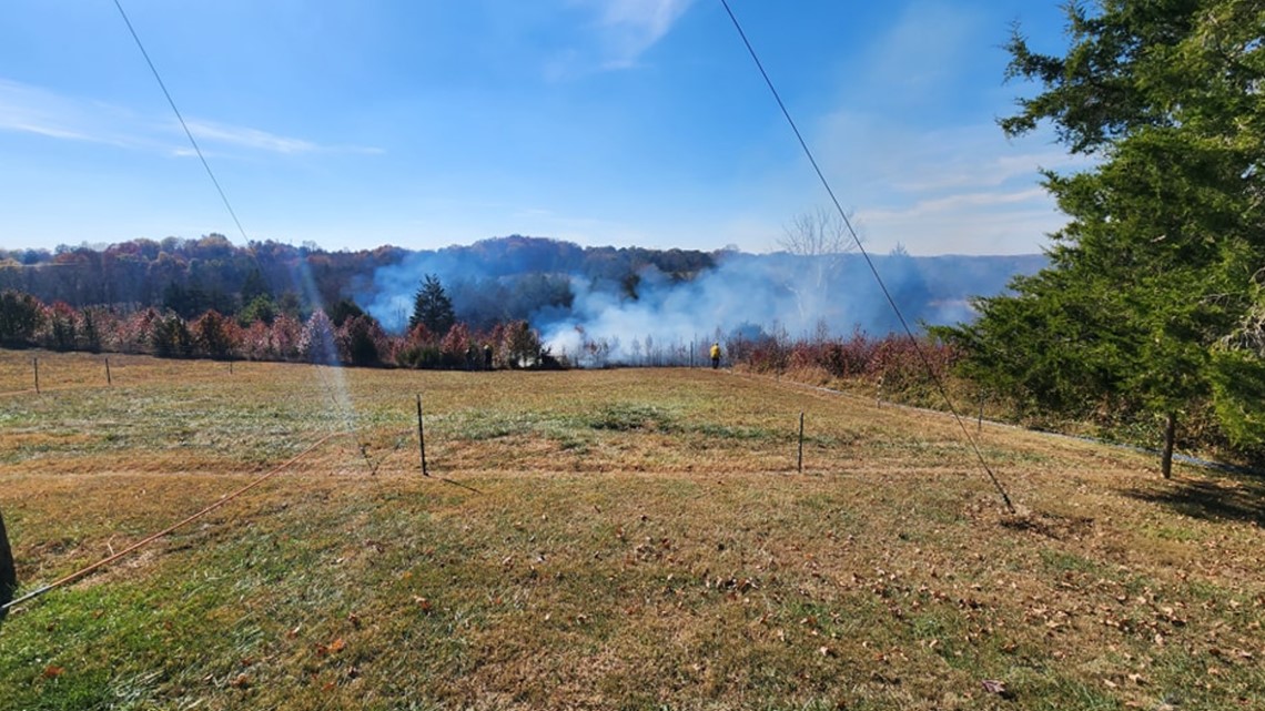 Rural Metro crews put out 1.5-acre wildland fire in Knox County | wbir.com