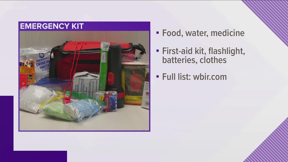 How to prepare an emergency kit for weather events | wbir.com