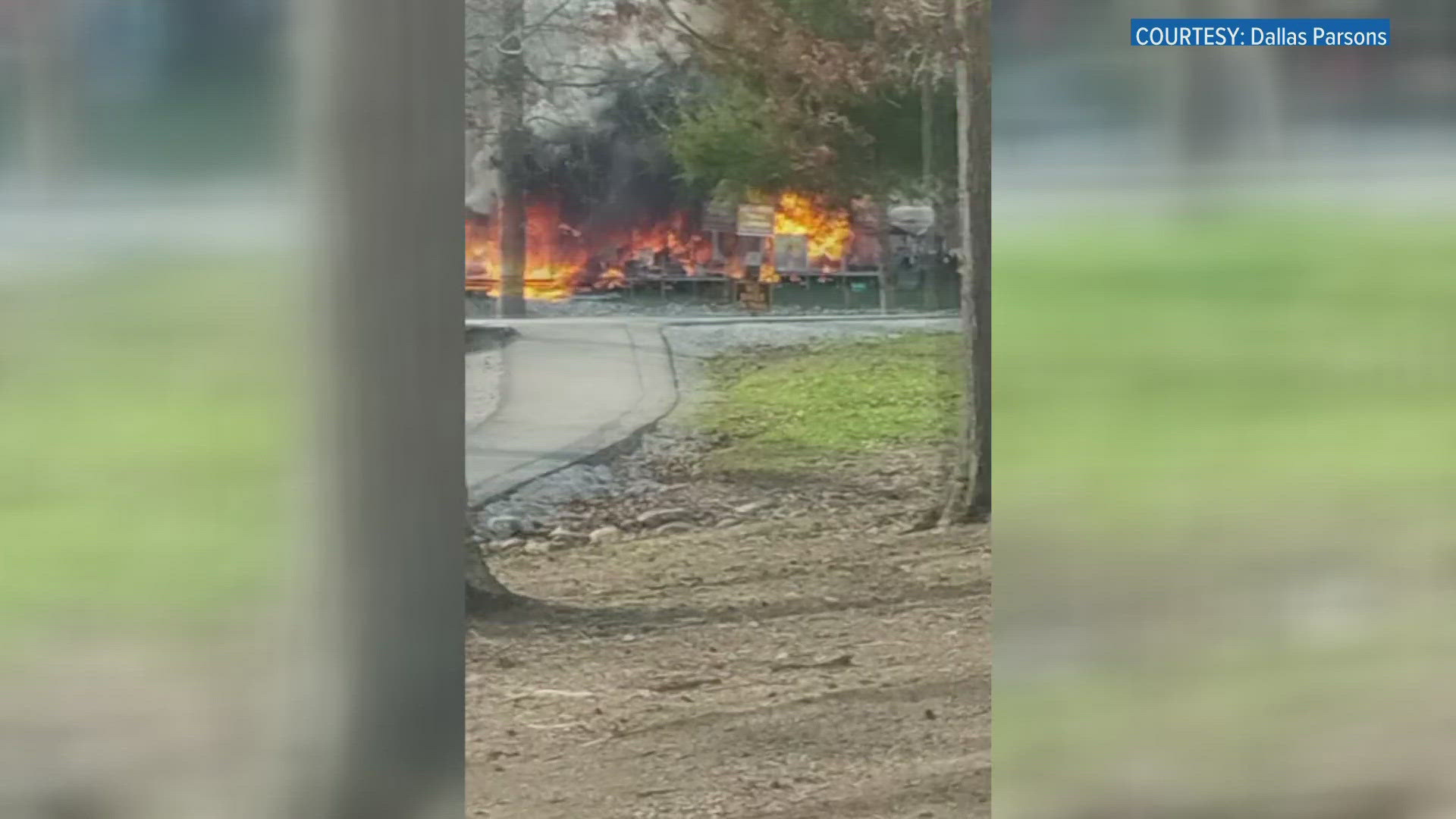 Crews respond to fire at Harriman RV park that burned at least 4 ...