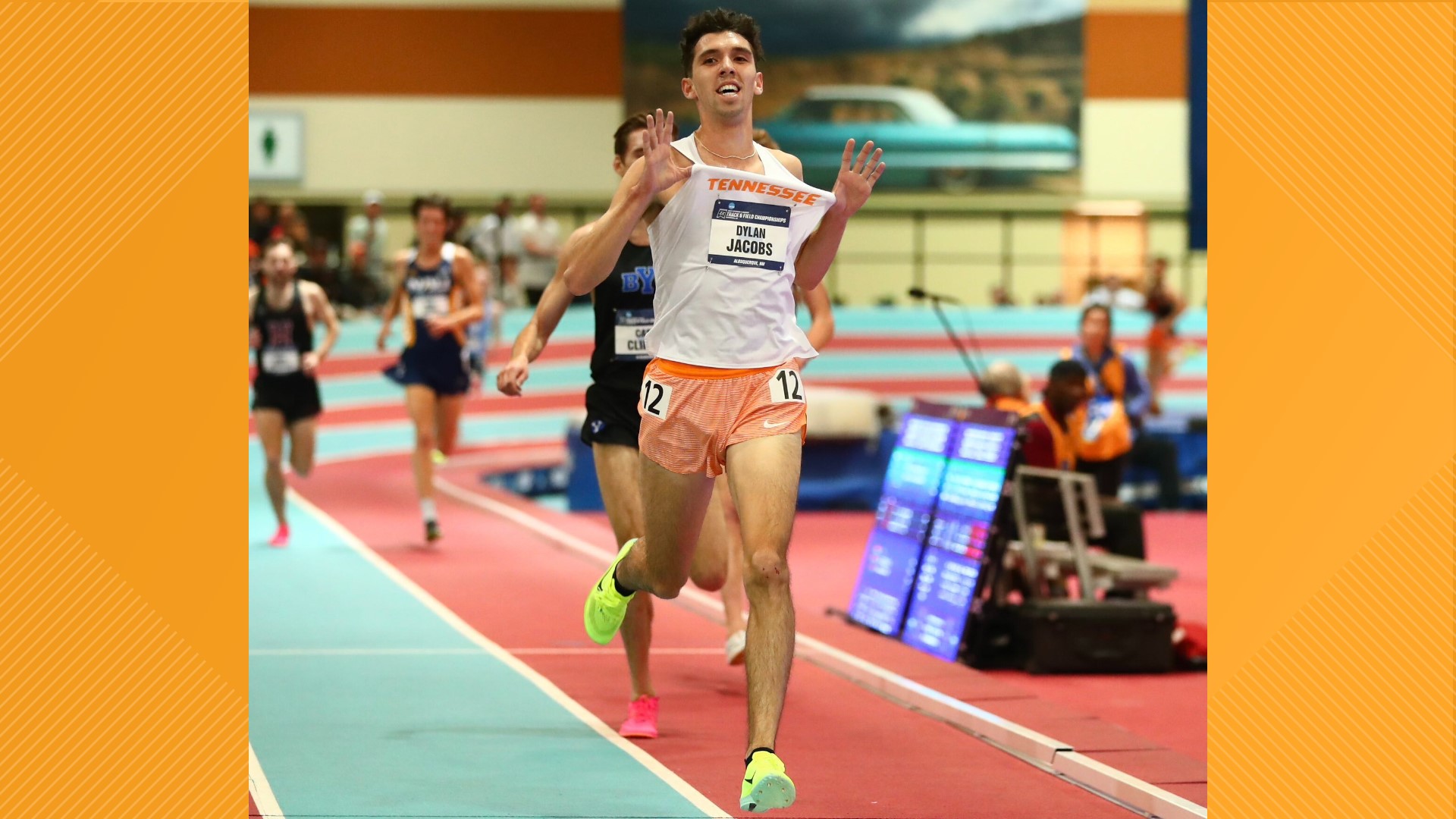 Tennessee's Dylan Jacobs wins 5K National Title at 2023 NCAA Indoor Track and Field ...