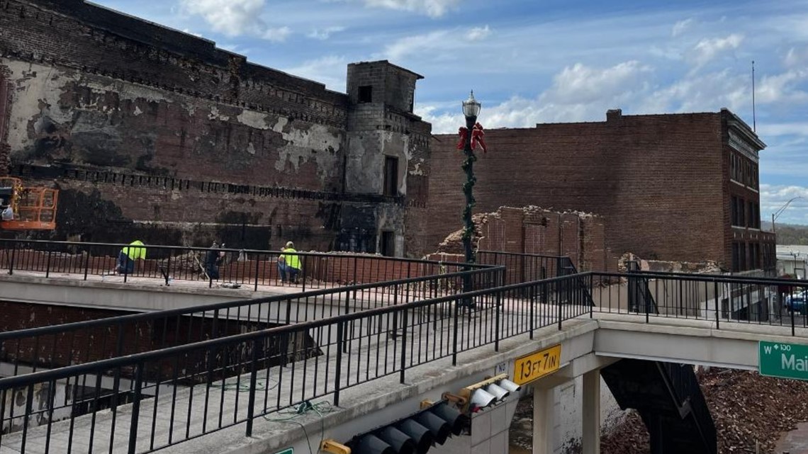 City of Morristown provides update along with images as demolition ...