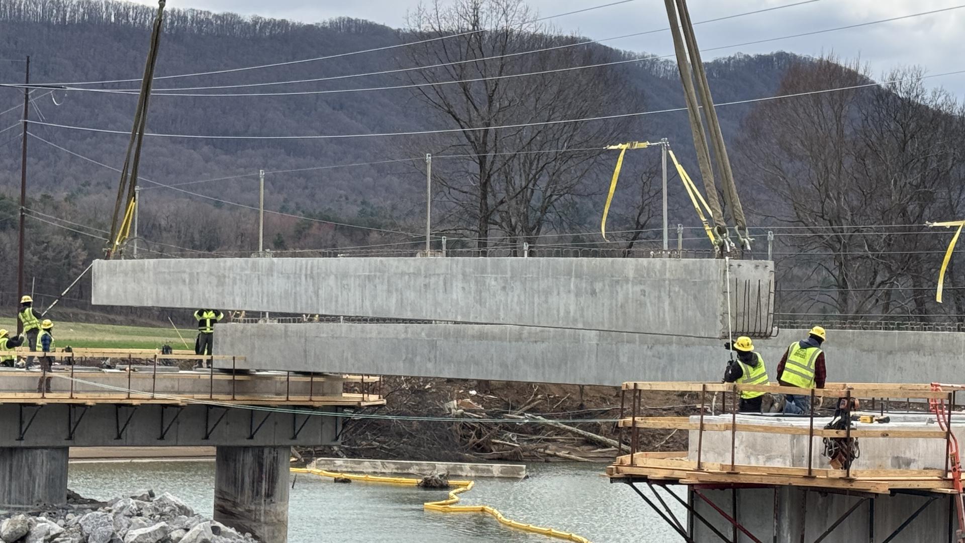 Bridge repairs continue after Hurricane Helene flooding | wbir.com