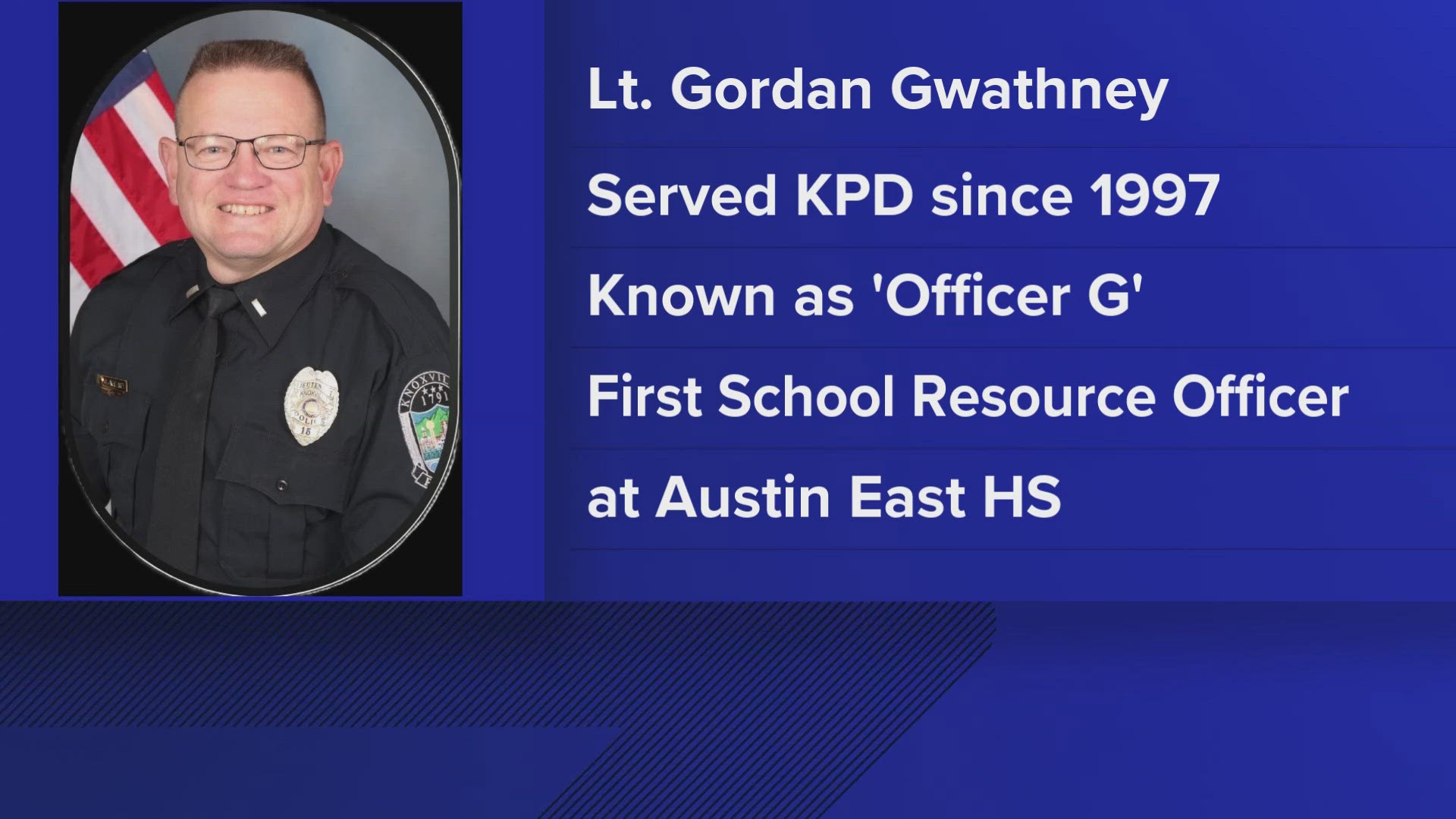 Knoxville mourns 'Officer G' as Lt. Gordon Gwathney dies at 57 while on ...