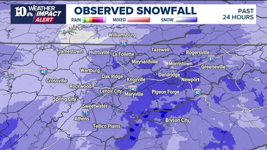 How much snow will Tennessee see? Latest forecast for Knoxville area ...