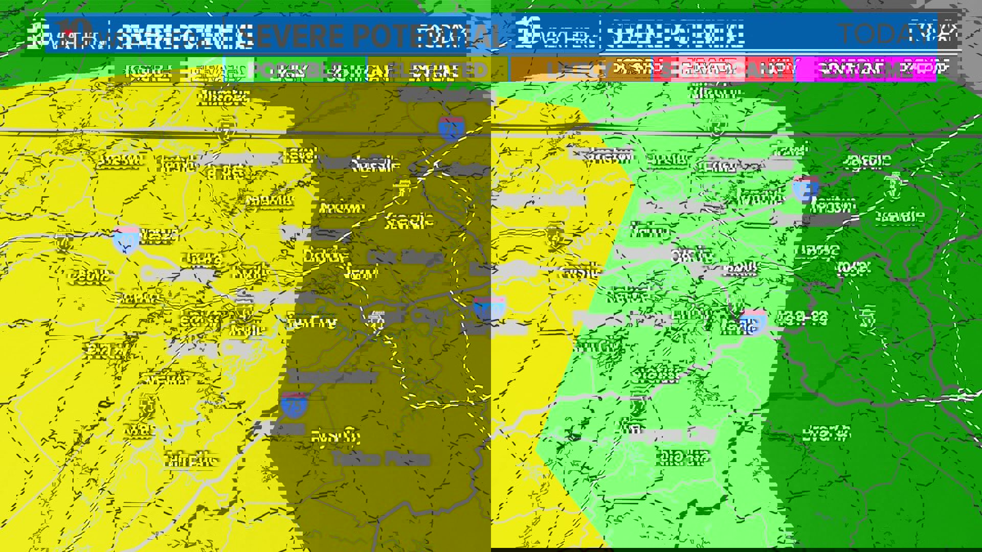 Will there be severe storms in East Tennessee tonight? | wbir.com