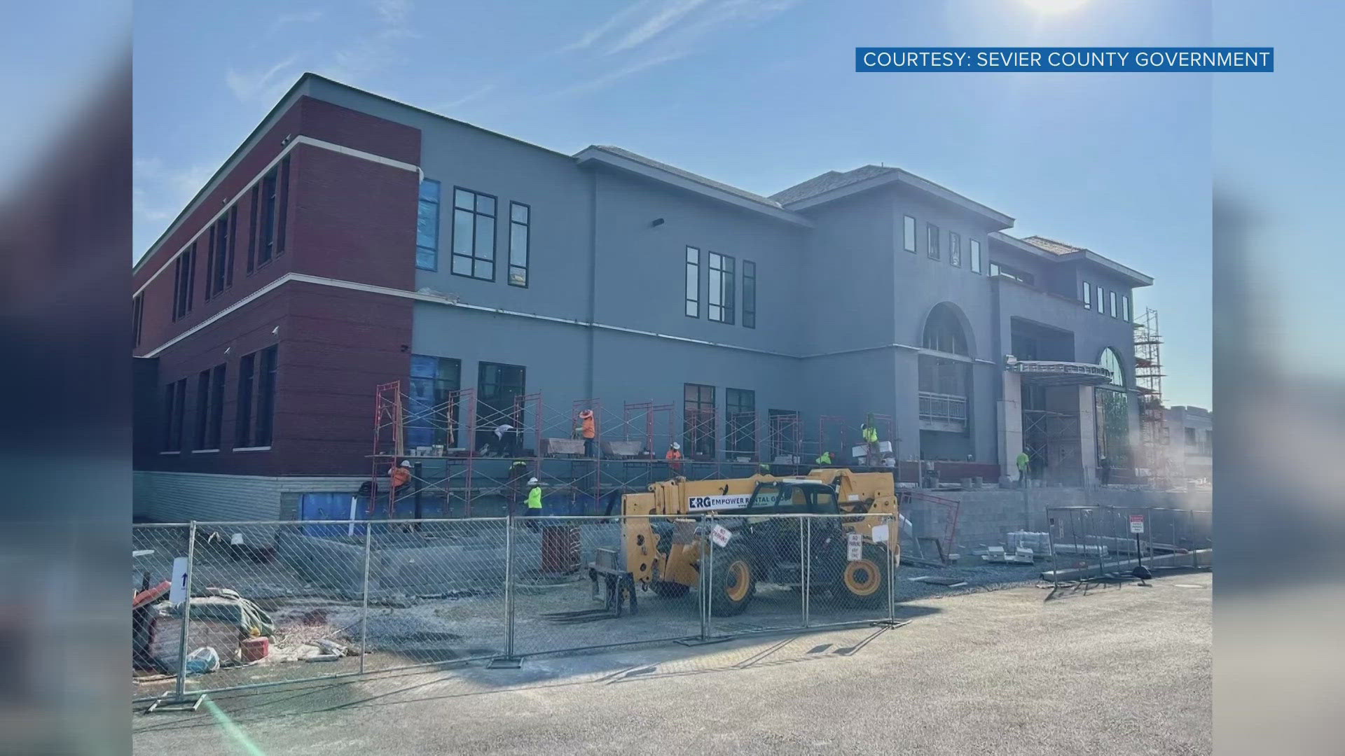 New Rex Henry Ogle Courts Building construction in Sevier County is underway | wbir.com