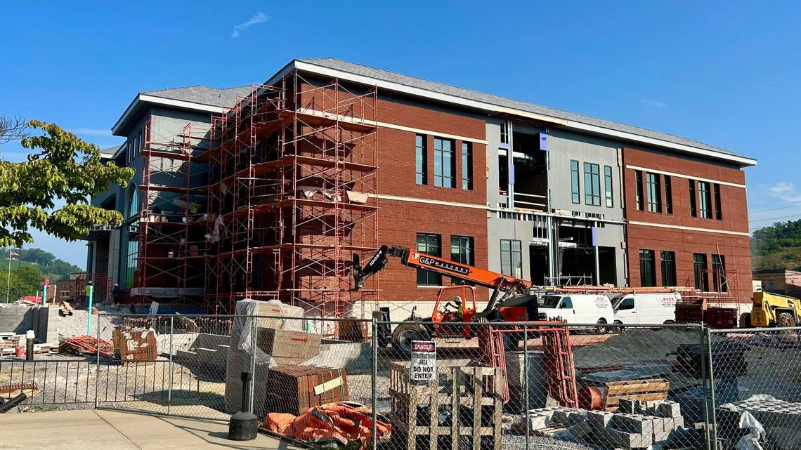 Construction progresses on Rex Henry Ogle Courts Building in Sevier ...
