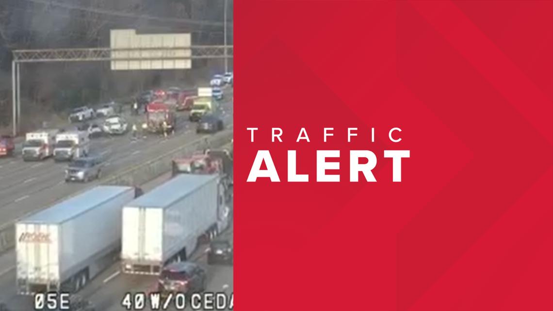 KPD: One person dead after crash on I-40 West at Cedar Bluff | wbir.com