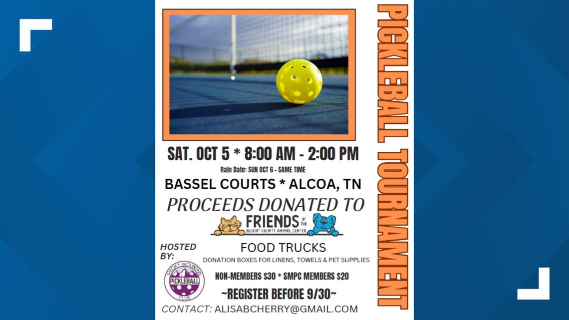 Smoky Mountain Pickleball Club to host tournament benefiting Blount ...