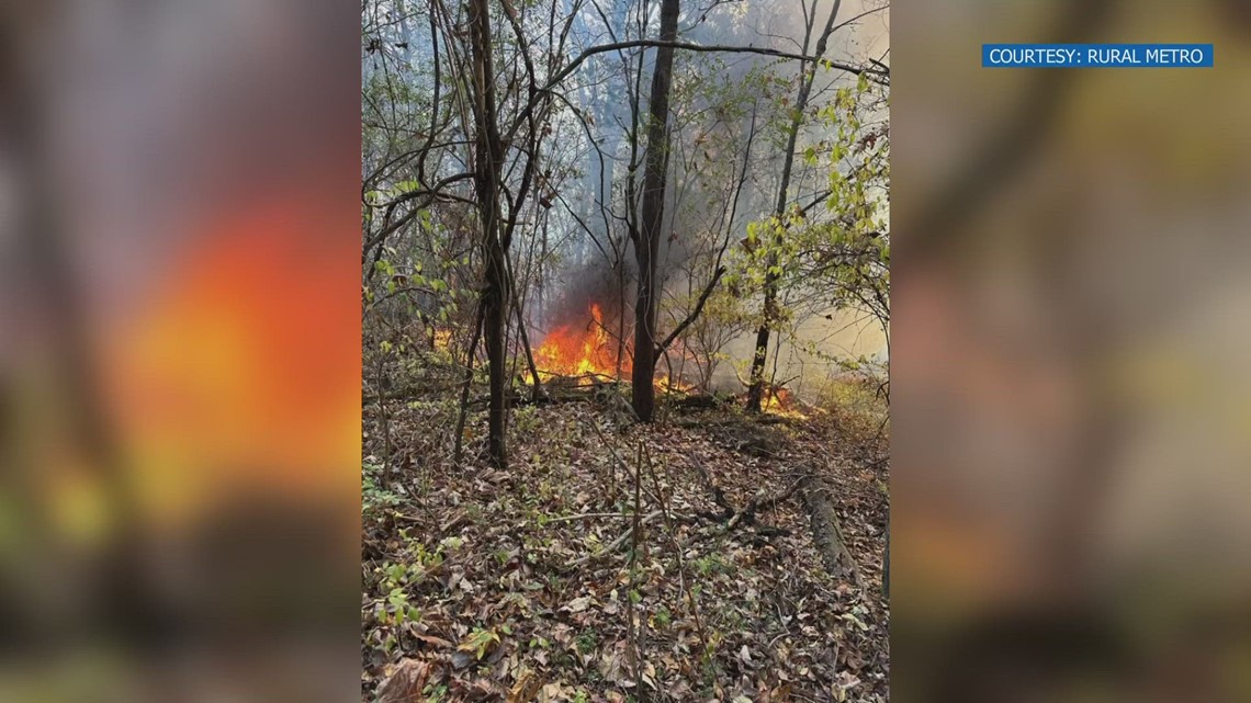 Barrel fire blamed for starting wildfire | wbir.com