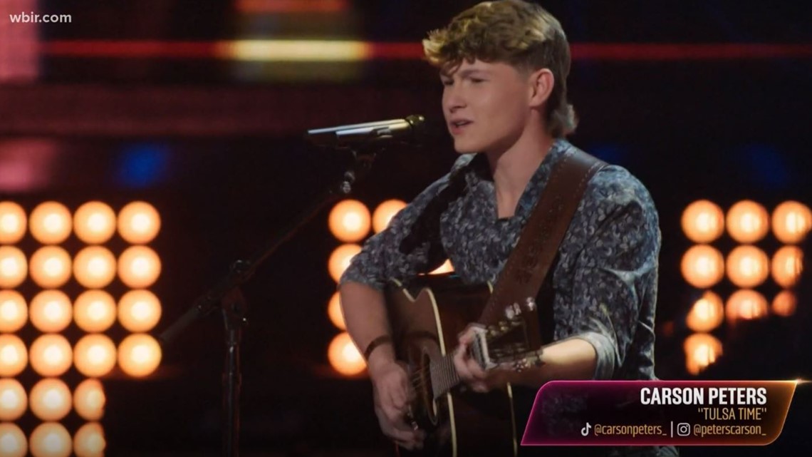 East TN native Carson Peters wows judges on NBC's 'The Voice' | wbir.com