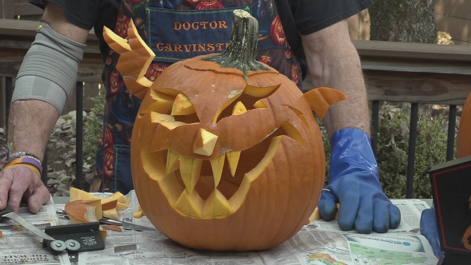 Dr. Carvingstein shares tips on using flawed pumpkins to create ...