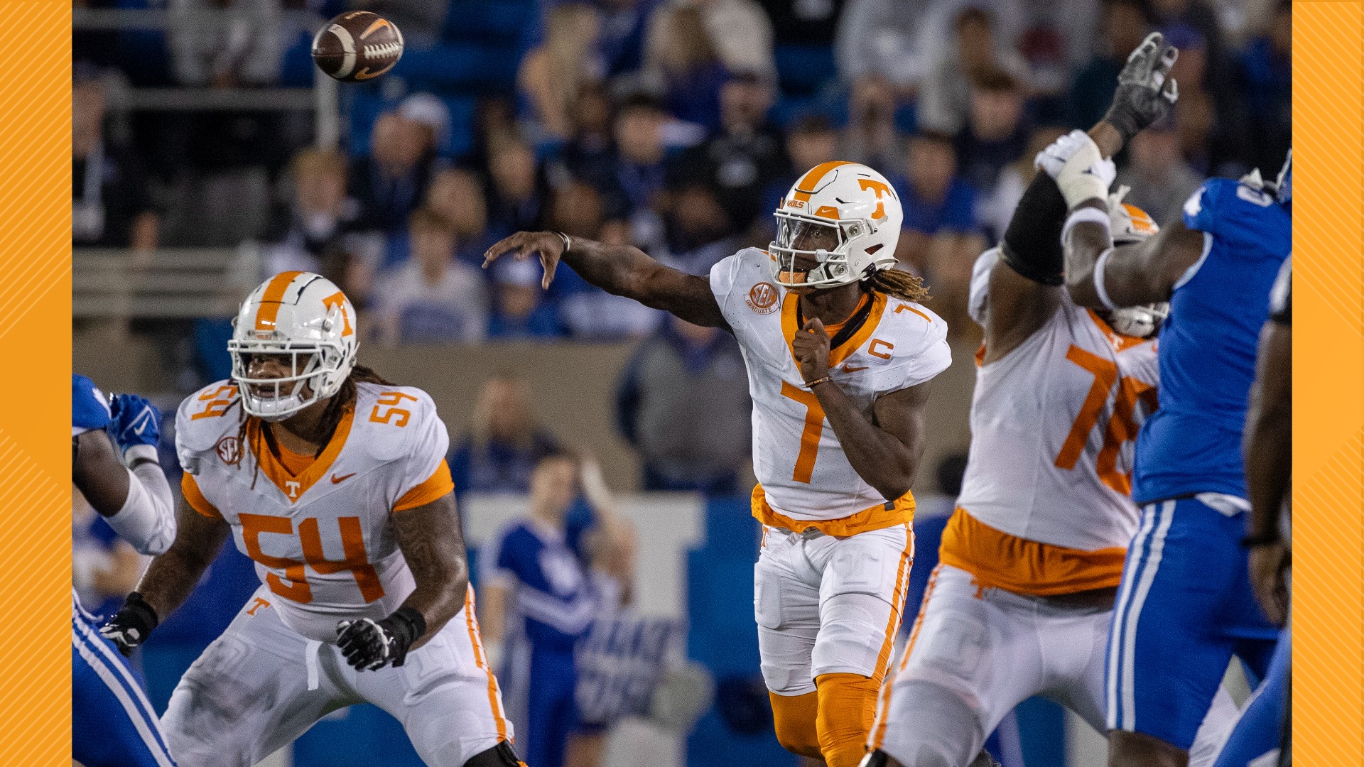 Tennessee football moves up in AP Top 25 Poll | wbir.com