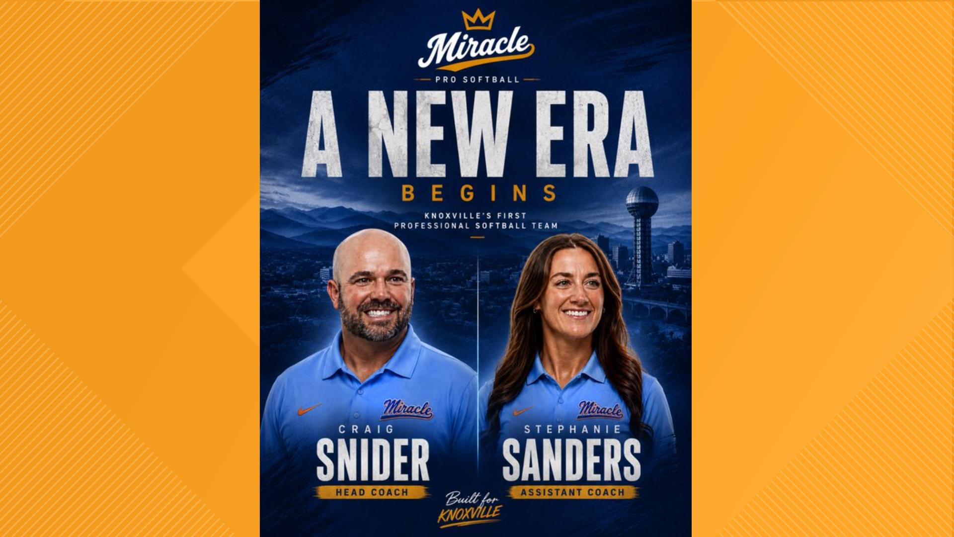 Former Tennessee softball staff members Stephanie Sanders, Craig Snider ...