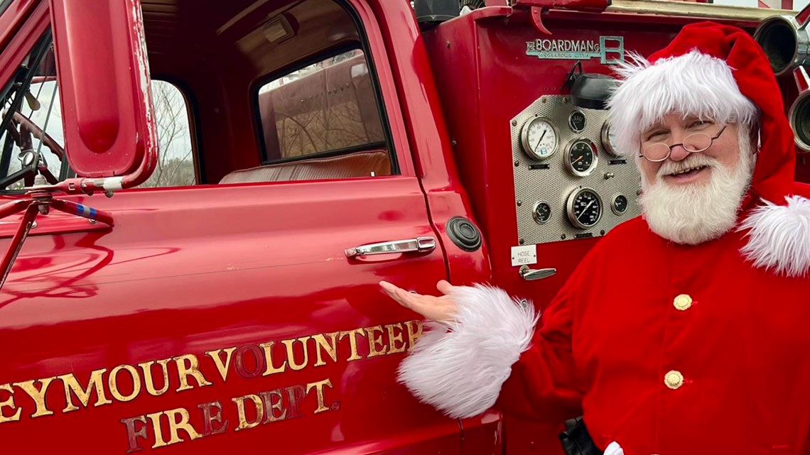 Seymour Volunteer Fire Department teams up with Santa Claus for 50th ...