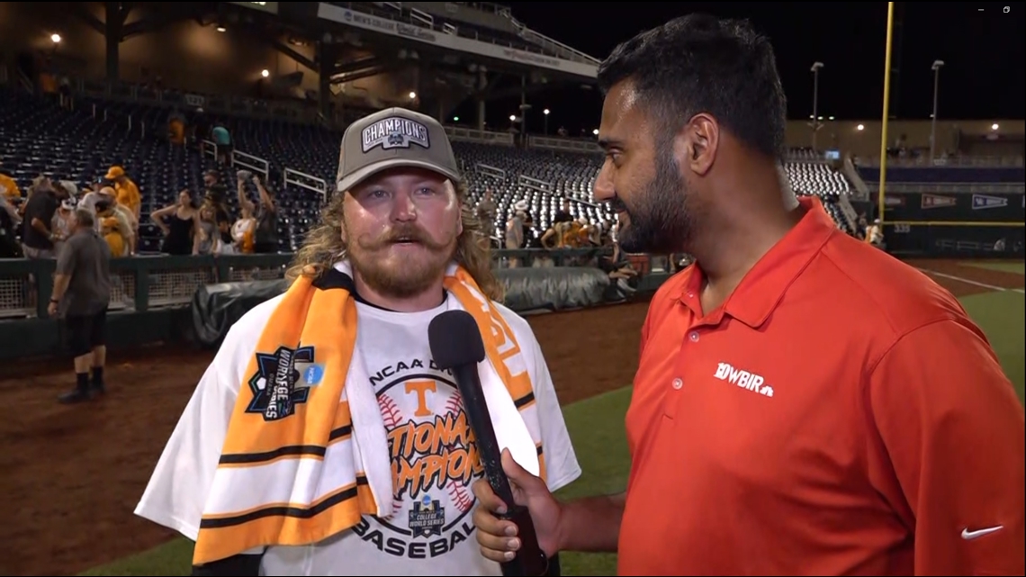 Kirby Connell speaks after emotional CWS National championship win ...