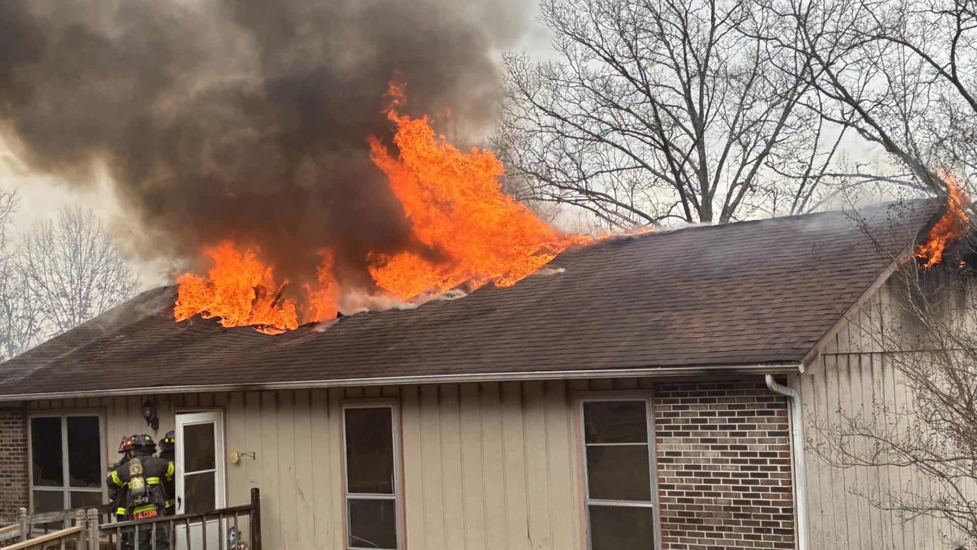 KFD: Two people taken to the hospital after North Knoxville house fire ...
