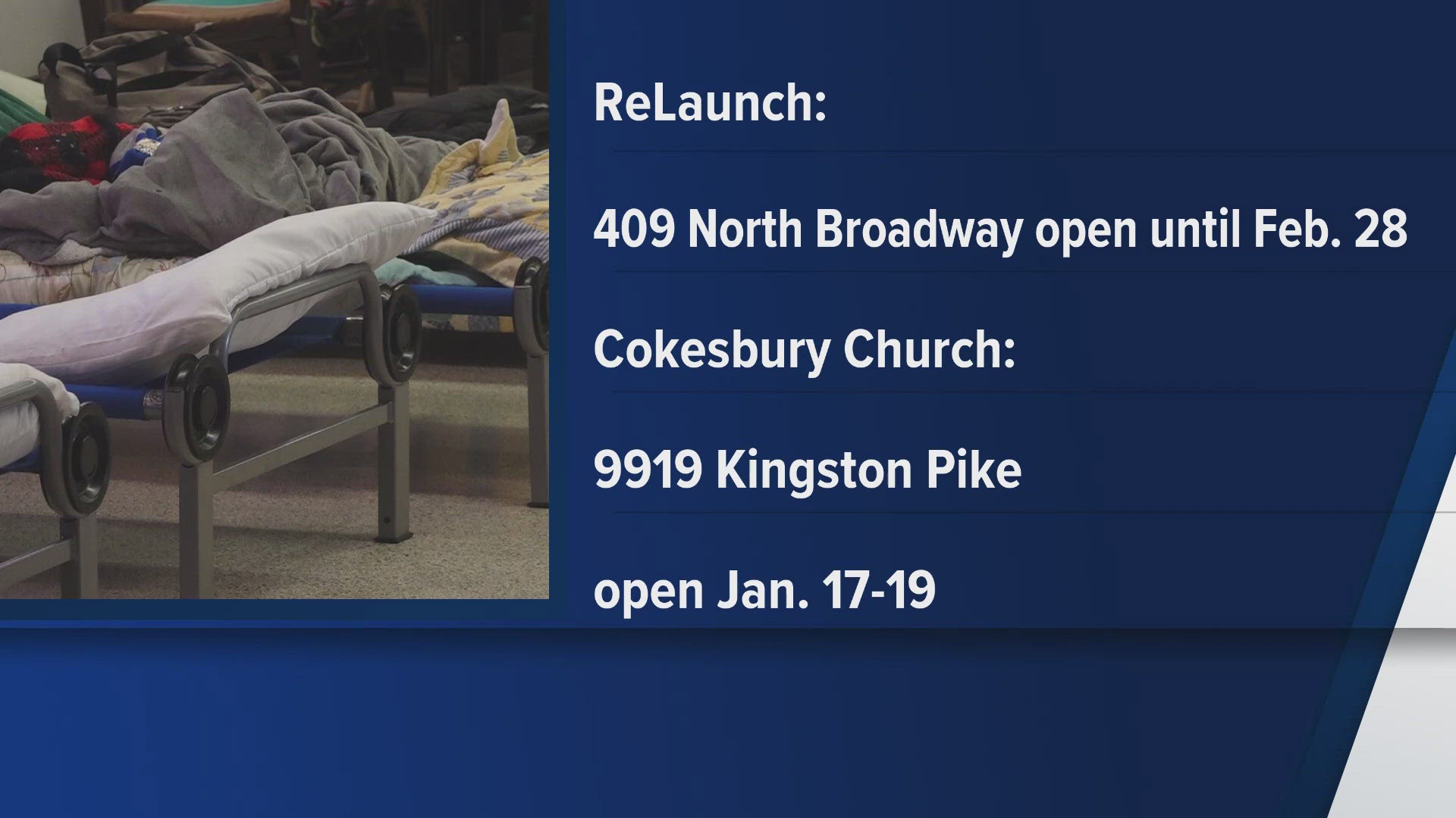 Warming centers open this weekend in Knoxville | wbir.com