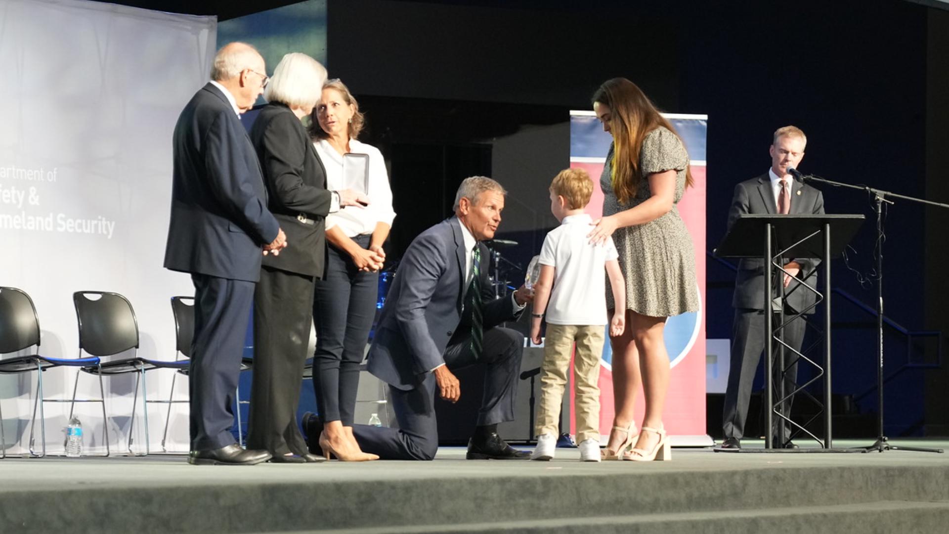 Fallen BCSO deputy Greg McCowan honored by Governor Bill Lee | wbir.com