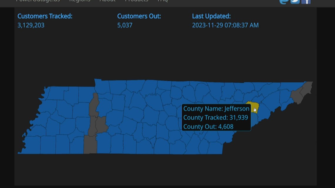Power outage leaves over 4,600 without power during below-freezing ...