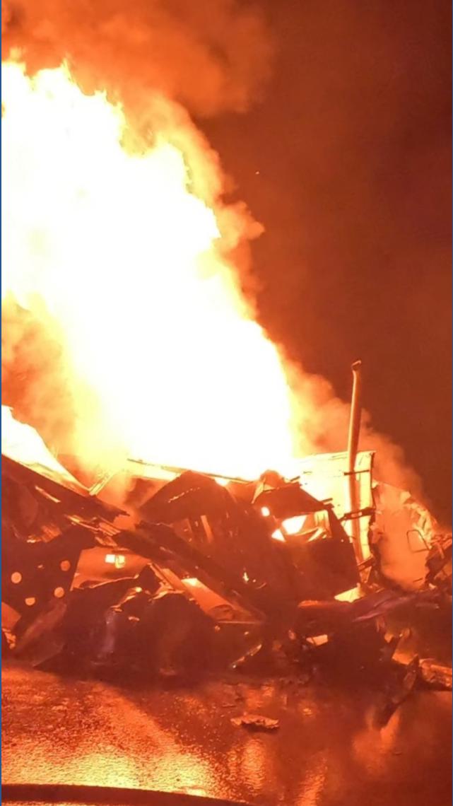 I-40 westbound lanes reopen in Farragut after fiery crash | wbir.com