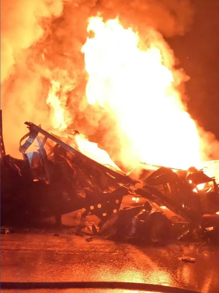 I-40 westbound lanes reopen in Farragut after fiery crash | wbir.com