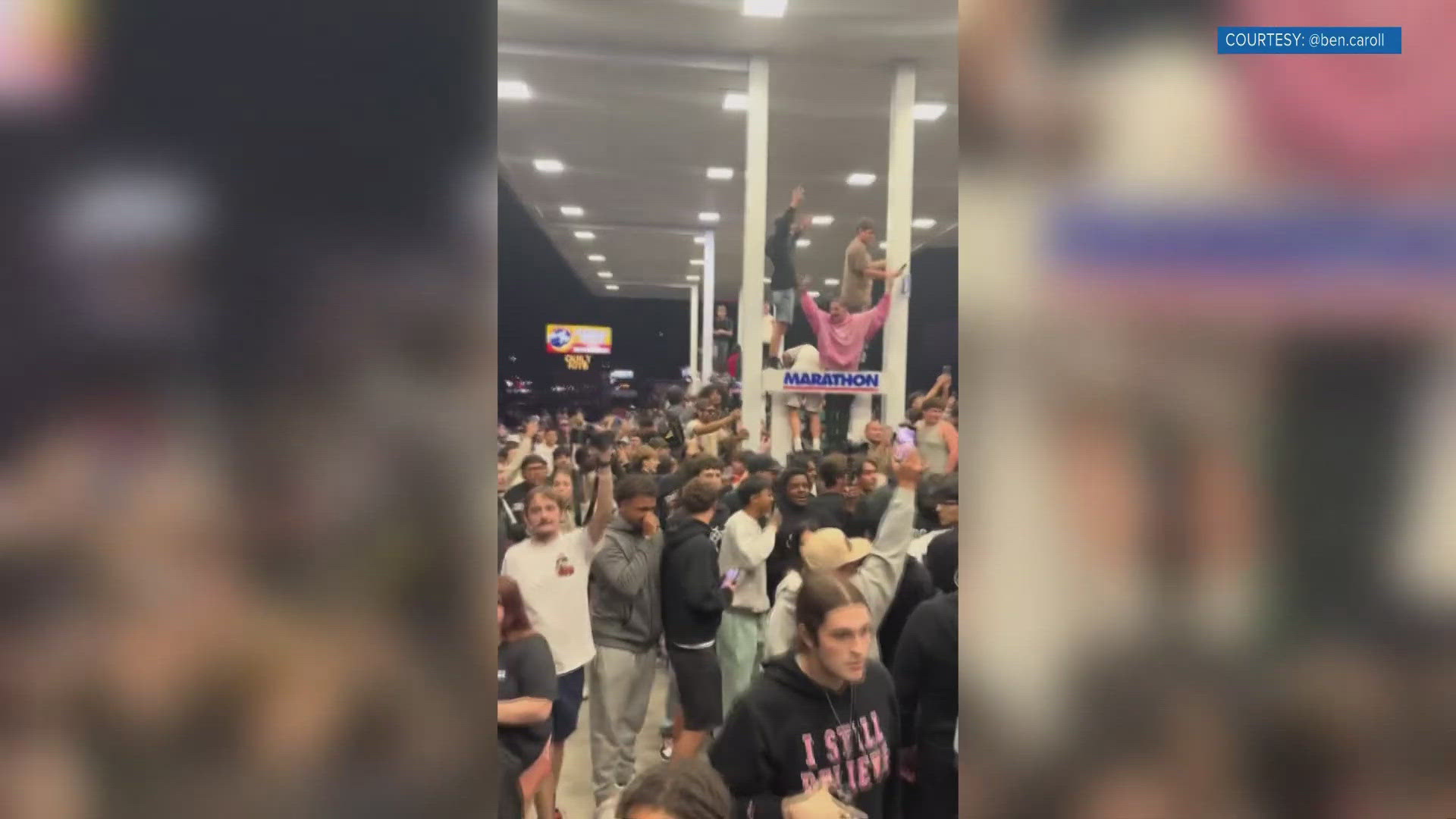 Multiple agencies respond to 'large gathering' at Pigeon Forge gas ...