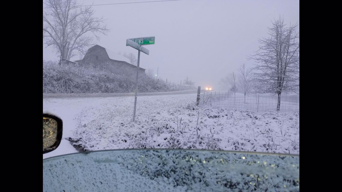 Use caution: Snow-covered roads posing hazard for drivers | wbir.com