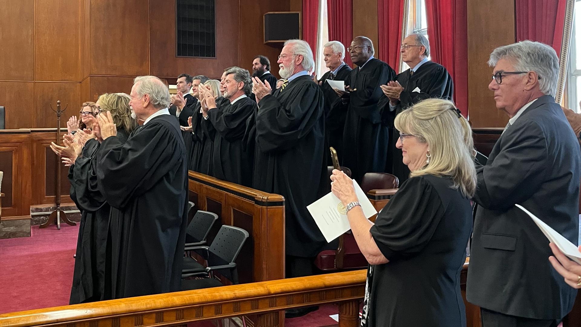 From one bench to another: Dignitaries honor Judge Sword as he moves to ...