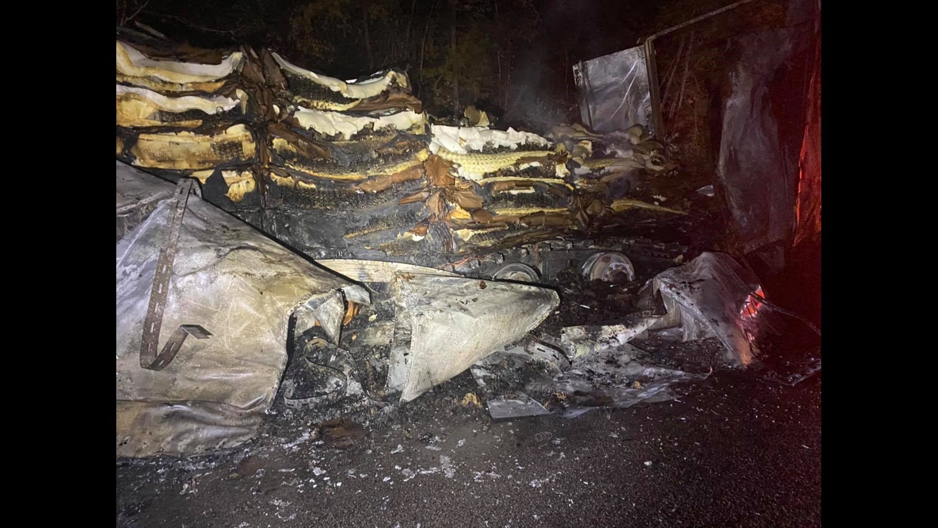 Semi trailer catches fire in Hawkins County; parts of Highway 70 North ...